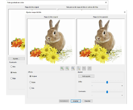 Auto digitalizar con PhotoStitch a color