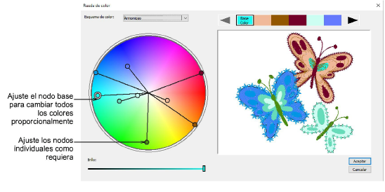 Cambiar esquemas de color