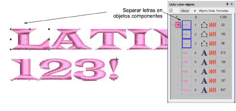 Editar y volver a empaquetar letras generadas